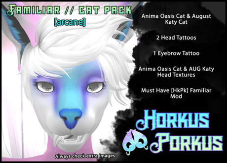 Second Life Marketplace - [HkPk] Familiar for Anima Oasis Cat & AUG ...